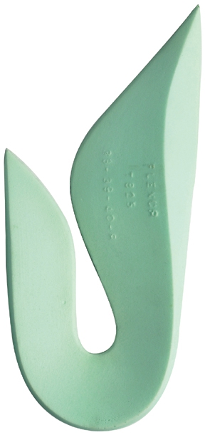 Elément arciforme de décharge en mousse de latex flexor